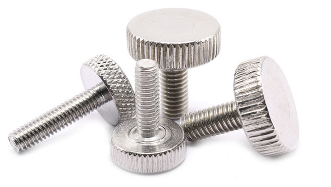 18 8 Stainless Steel Low Profile Knurled Head Thumb Screws Din653