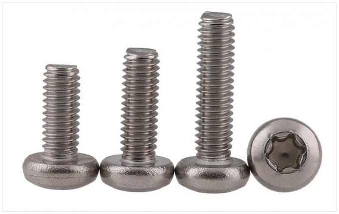 18-8 Stainless Steel Tamper Proof Torx Screws M3 With Right Hand Thread Direction