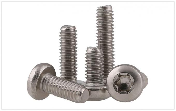18-8 Stainless Steel Tamper Proof Torx Screws M3 With Right Hand Thread Direction