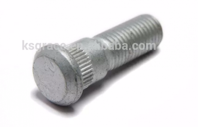 Car Auto High Tensile Knurl Hub Wheel Bolts Carbon Steel Wheel Hub Bolt