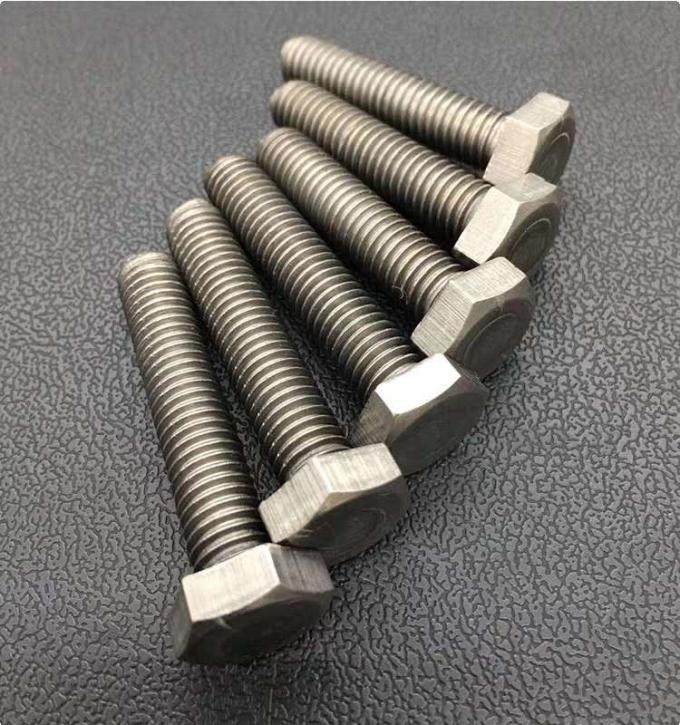 ISO9001 High Precision Titanium Hex Bolts Threaded Left Hand Thread Bolts