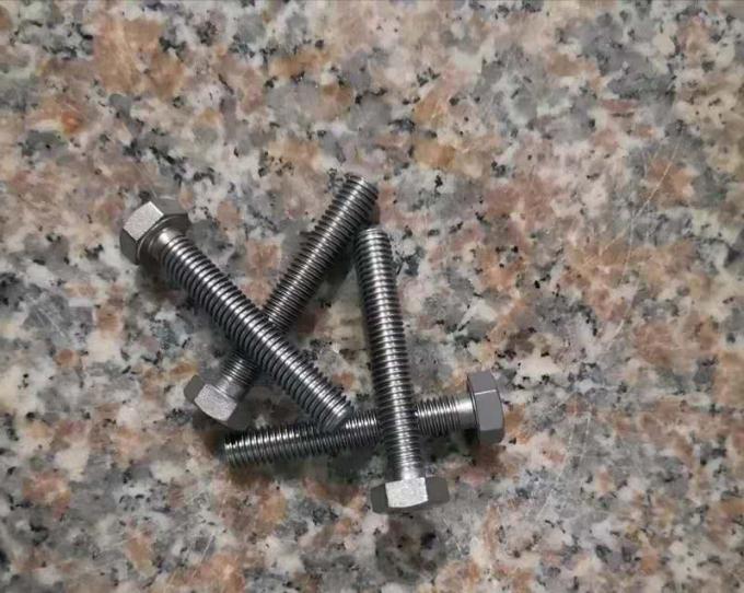 ISO9001 High Precision Titanium Hex Bolts Threaded Left Hand Thread Bolts