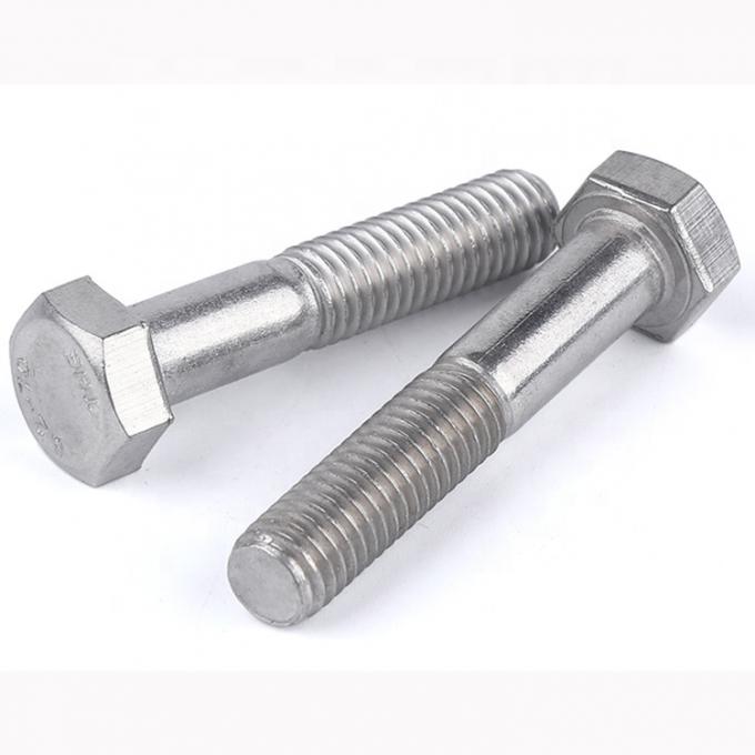 DIN 931 Stainless Steel Flat Head Hex Bolt DIN931 Bolt Hexagonal Head