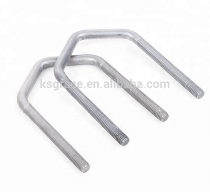 Carbon Steel Dacromet V Anchor Bolts U Bolts Inch Size Square Bending V ...