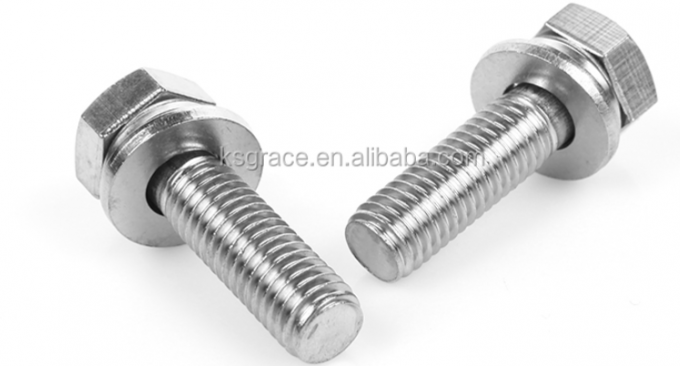 Custom Combination Screw Bolts Fasteners Black Plain Silver Gold ...