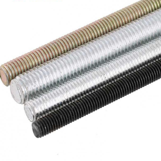 ISO9001 Gr8.8 Zinc Plated Thread Rods Galvanized Full Thread Bar Bolts