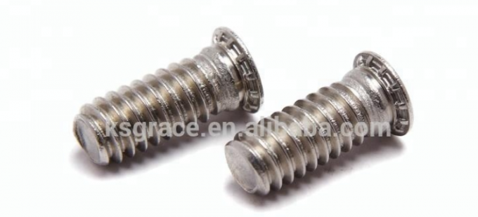 M4 M5 M8 6-32 8-32 Pressure Rivet Head Self-Clinching Stud Screw self ...