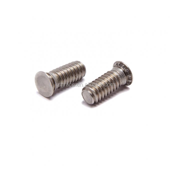 A2-70 Stainless Steel Self Clinching Studs Weld Screws For Metallic ...