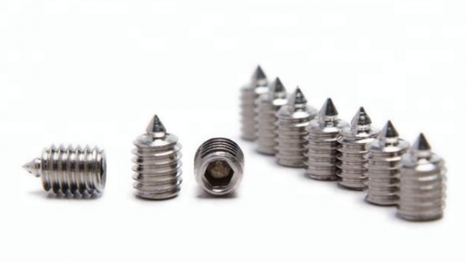 Custom Flat Point Hollow Hexagon Set Screws SS304 Hex Socket Allen Nose ...