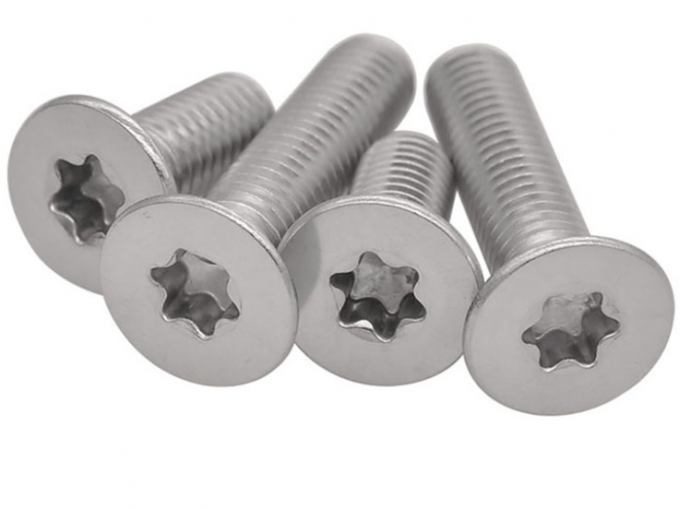 GB2673 Six Lobe Torx Plum Blossom Screw ISO 14581 A2-70 Countersunk ...