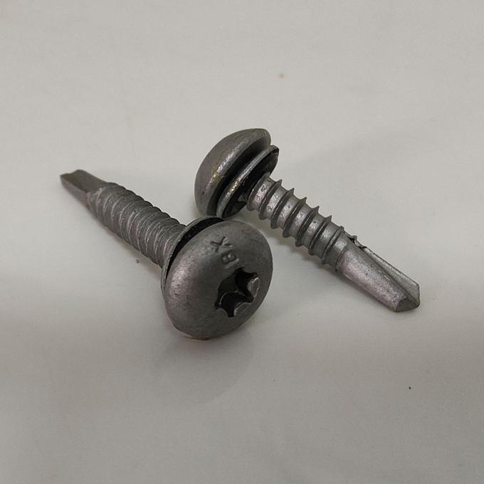 Customized Metal Stainless Steel Pan Head Hexalobular Socket Pan Head Self Drilling Screws With ...