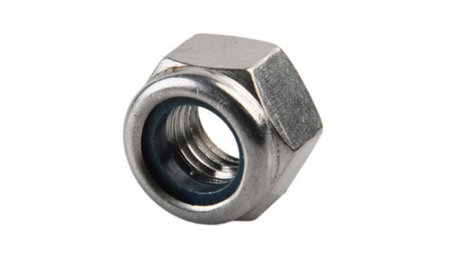 Nylon Nut Stainless Steel DIN985 Prevailing Torque Type Hexagon Thin ...