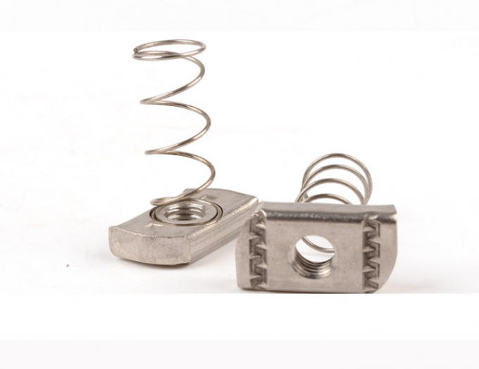Stainless Steel Spring Nut Channel Nuts With Long Spring