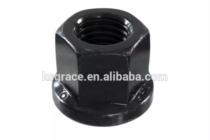 DIN 6331 Hexagon Flange Nuts With Collar Bright Neat Body
