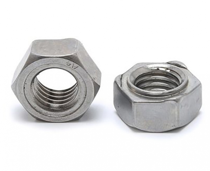 Stainless Steel Hexagon Weld Nuts DIN929 Custom Hex Spot Welding Nut ...