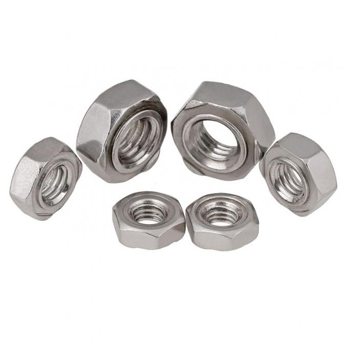 Stainless Steel Hexagon Weld Nuts DIN929 Custom Hex Spot Welding Nut ...