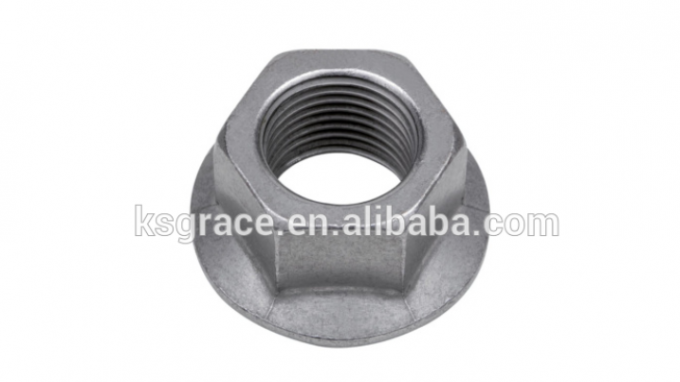 Carbon Steel Hexagon Flange Nuts Hexagon Locking Nuts With Flange ...