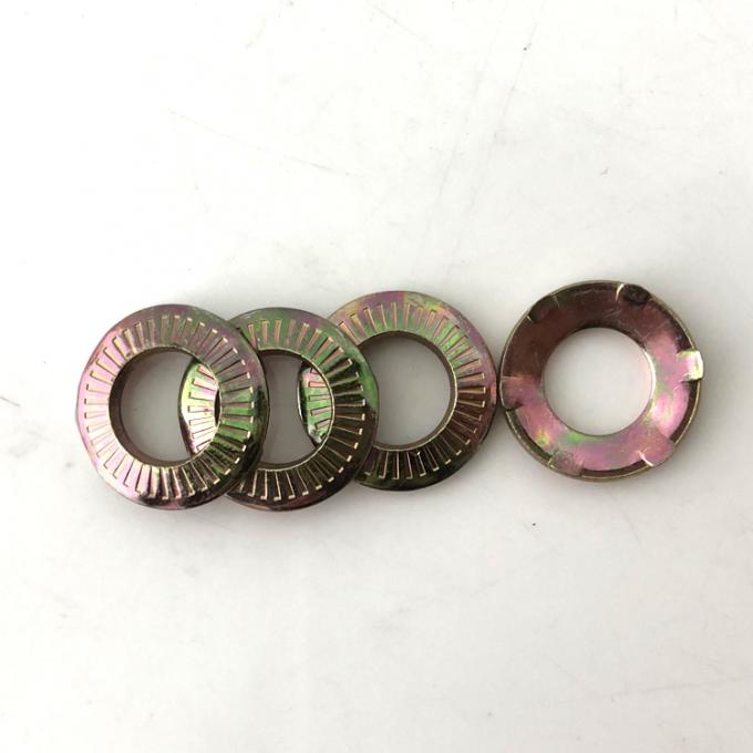 DIN 6795 Steel Disc Serrated Lock Washers Knurled Flat Grounding Washers
