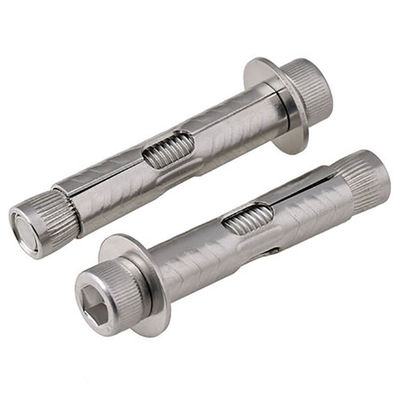 Inch Screw Type Expansion Anchor Bolts Through Wedge Anchor Conical Cap ...