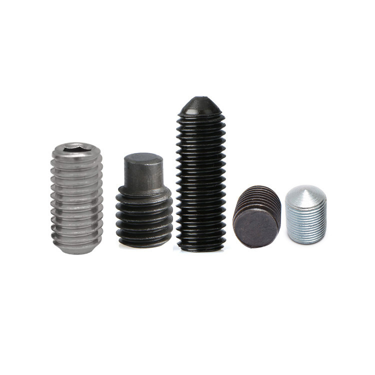 Custom Flat Point Hollow Hexagon Set Screws SS304 Hex Socket Allen Nose ...