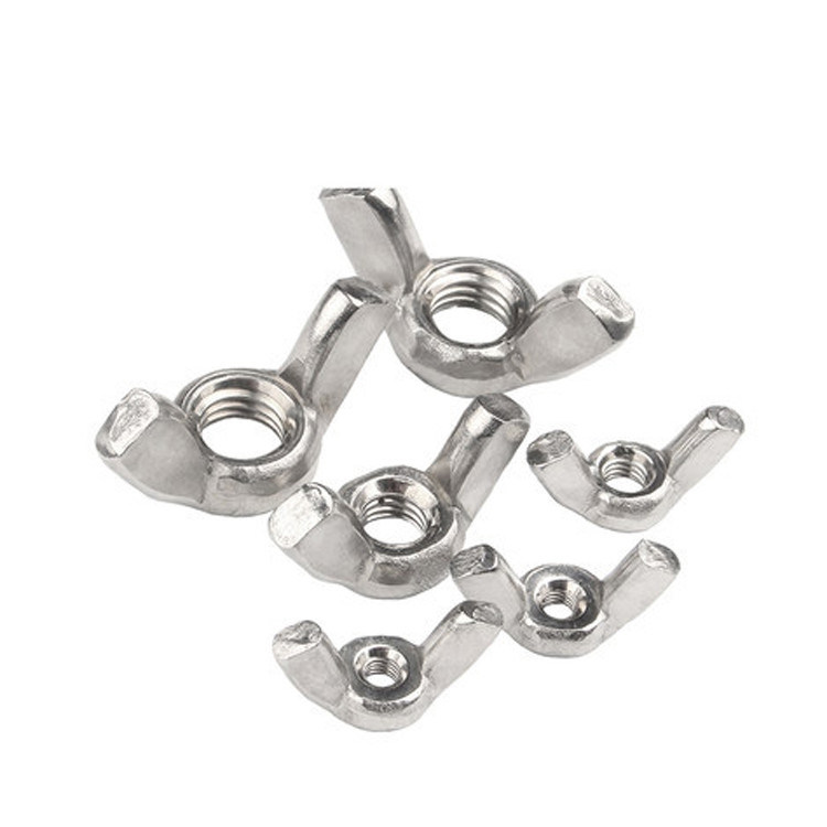 304 Stainless Steel Wing Nuts DIN 315 Precision Casting DIN315 Wing ...