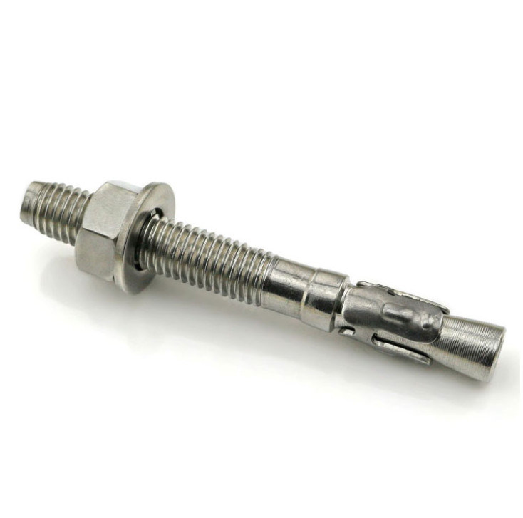 Heavy Duty Wedge Type Expansion Anchor , Through Bolts Anchor Bolt