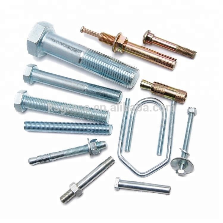 Screws Nuts Washers Various Brass Hardware Fasteners Different Types ...