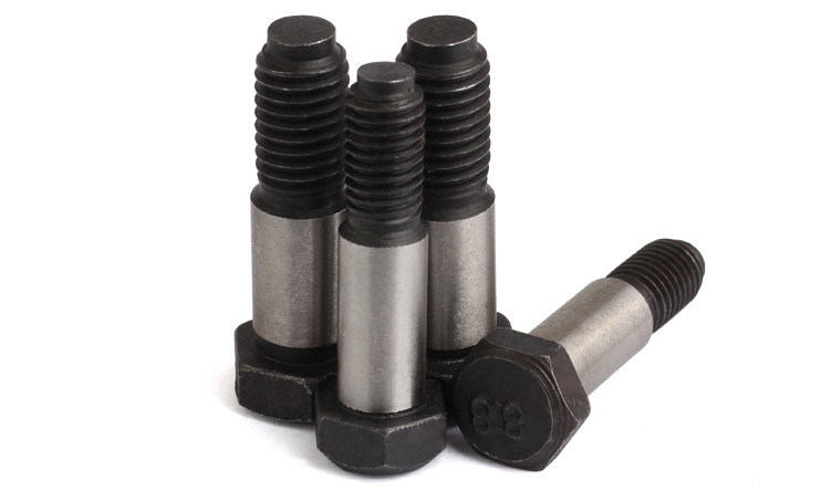 Black Oxide Precision Shoulder Screws , Standard Hex Head Shoulder Bolt ...