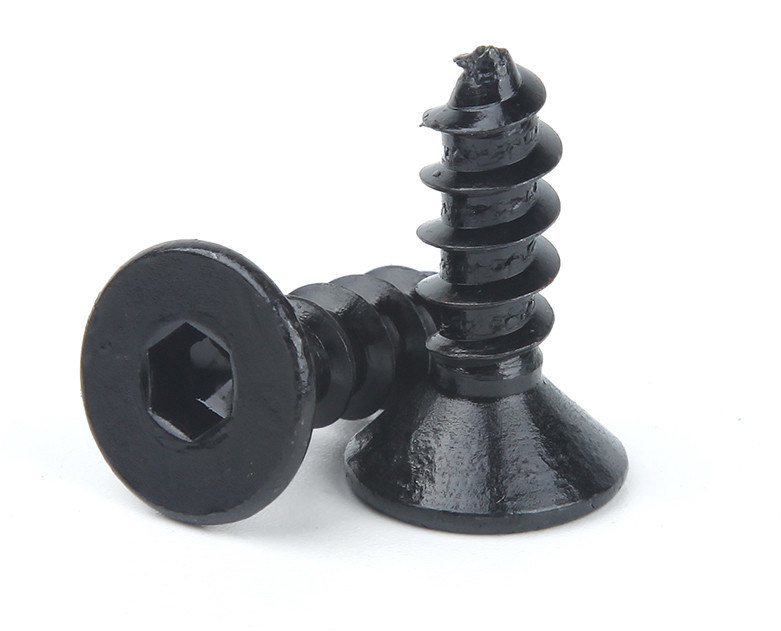 Flat Head Socket Drive Tapping Screws Hex Drive Countersunk Head ...