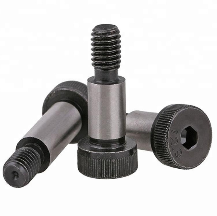 M16 M20 Grade 8.8 Hexagon Socket Bolt Black Galvanized Steel Shoulder ...