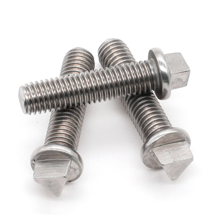 304 stainless steel triangle head anti-theft screw chassis bolt outer ...