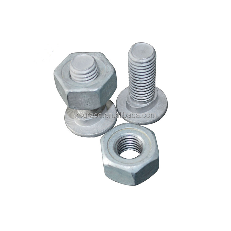 HDG Bolts And Nuts Hot Dip Galvanized Hex Bolt