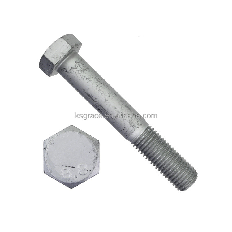 HDG Bolts And Nuts Hot Dip Galvanized Hex Bolt