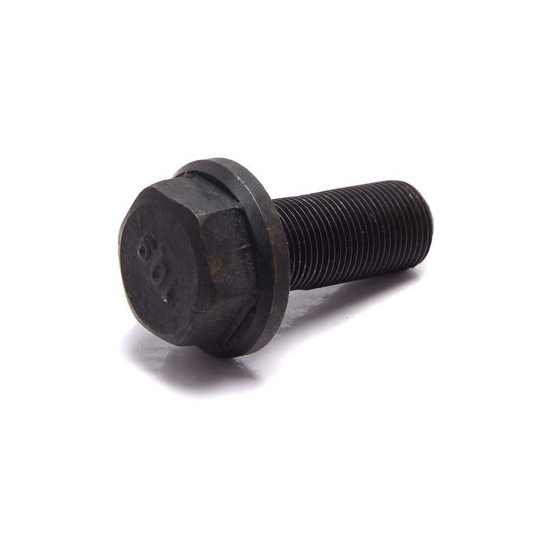 DIN6921 Grade10.9 Black Zinc Hex Flange Bolt Customized Serrated ...