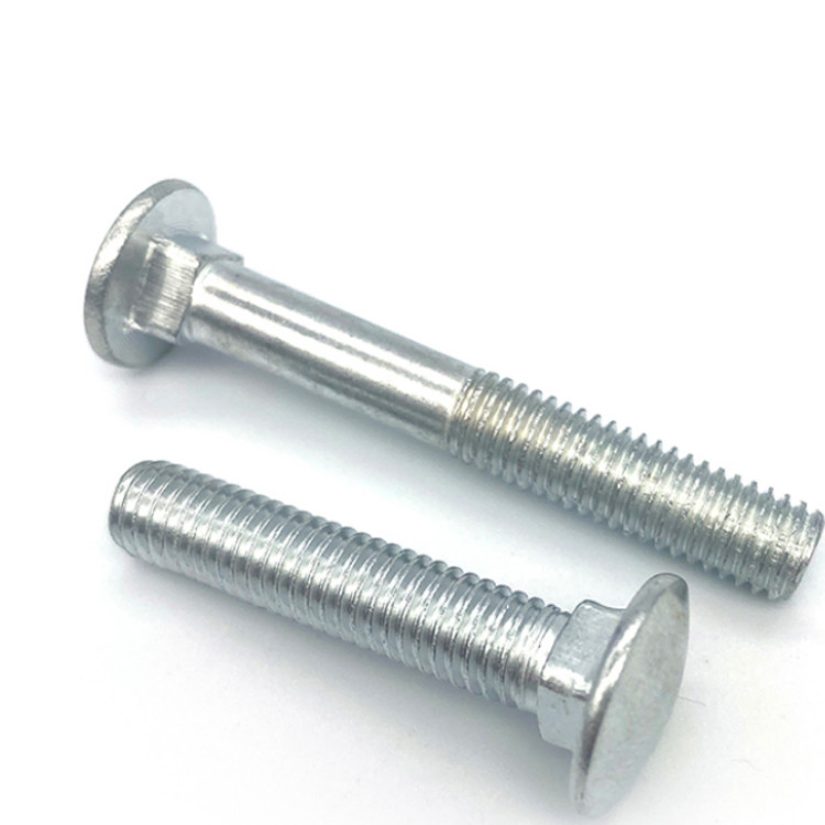 High Carbon Steel Square Neck Round Head Bolts Grade 8.8 Blue White ...