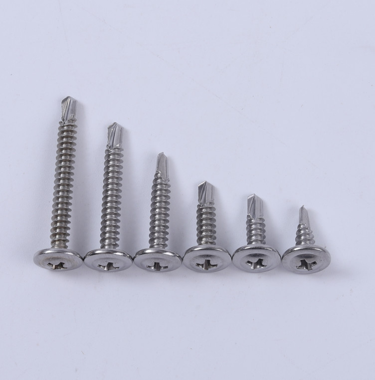 Wafer Head Phillip Drive BSD Thread Self Drilling Screw M8 M10 Thread Truss Head Self Drilling Screw