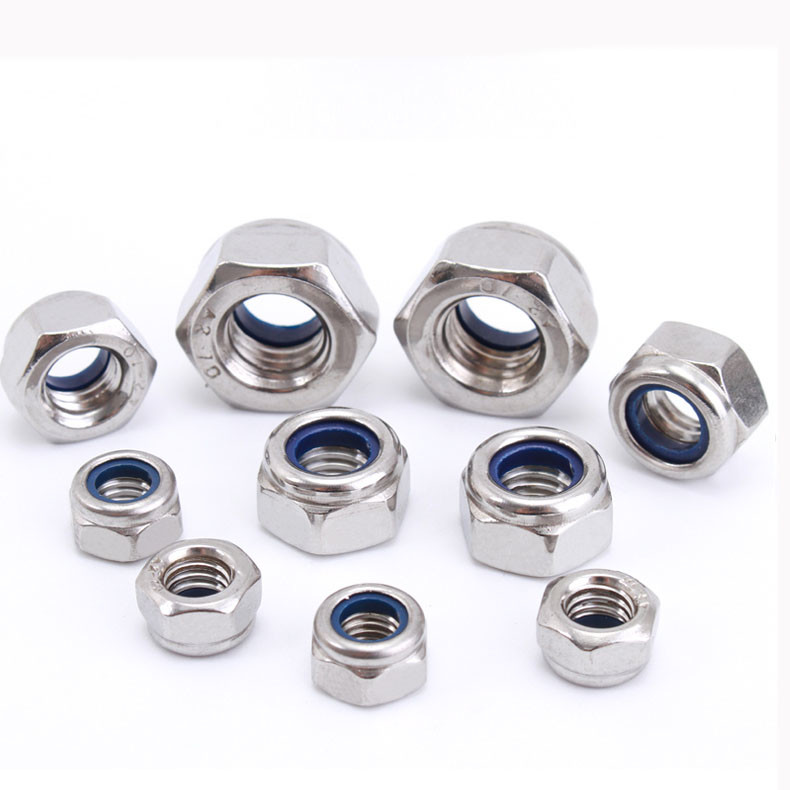 GB889 Stainless Steel DIN982 Hex Nylon Insert Lock Nut ISO7040 Nylon ... GB889 Stainless Steel DIN982 Hex Nylon Insert Lock Nut ISO7040 Nylon ...