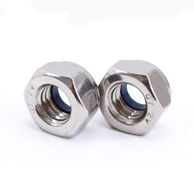 GB889 Stainless Steel DIN982 Hex Nylon Insert Lock Nut ISO7040 Nylon ... GB889 Stainless Steel DIN982 Hex Nylon Insert Lock Nut ISO7040 Nylon ...