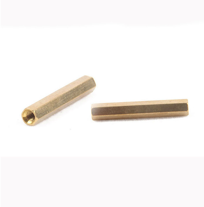 DIN6334 Brass Screw Hexagonal Copper Isolation Column Nuts Hexagon ...