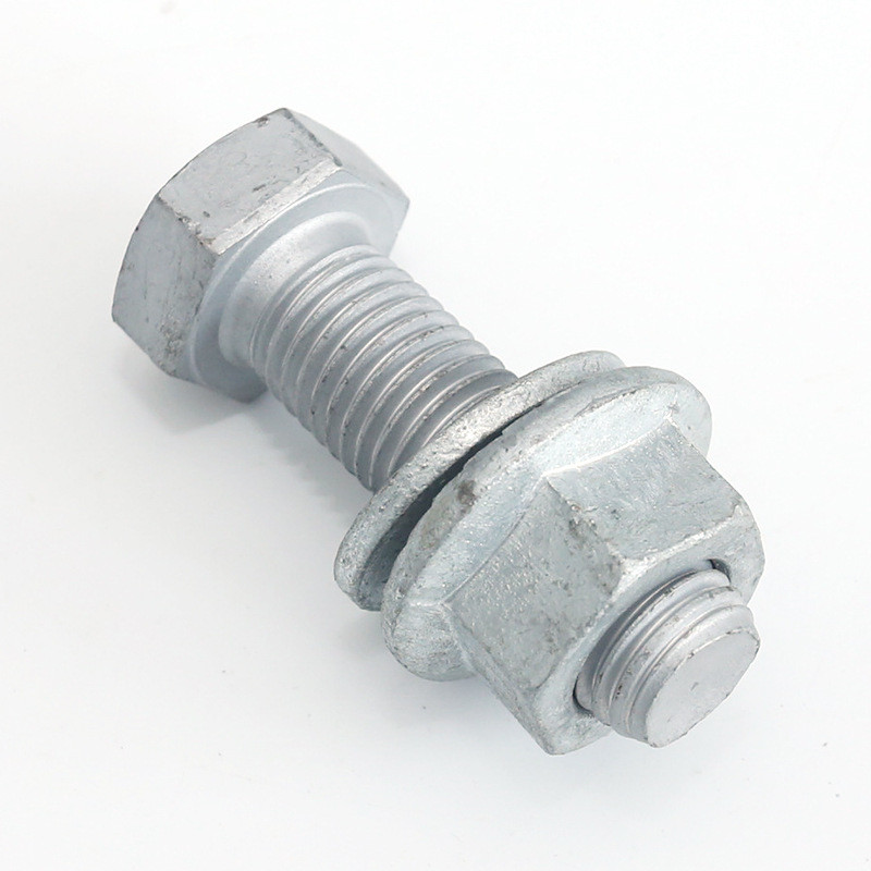 Hex Bolts And Nuts Steel Fasteners With Hexagon Head For Various ...