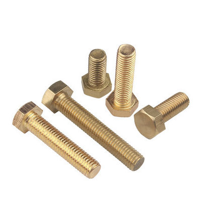 Coarse Fine Thread Brass Hex Bolts Brass Hex Nut Bolt