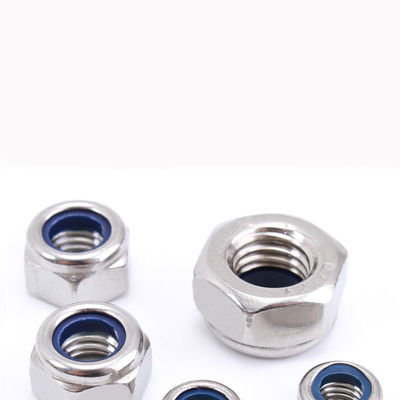 GB889 Stainless Steel DIN982 Hex Nylon Insert Lock Nut ISO7040 Nylon Insert Lock Nut Prevailing ...