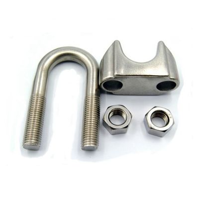 DIN 741 Stainless Steel Drop Forged Wire Rope Clamp U Bolt Wire Rope ...