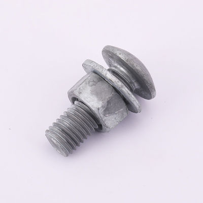 ISO Highway Guardrail Bolt Hot Dip Galvanized Guardrail Safty Bolts And ...