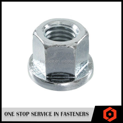 DIN 6331 Hexagon Flange Nuts With Collar Bright Neat Body