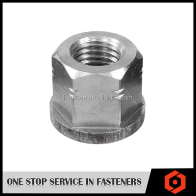 DIN 6331 Hexagon Flange Nuts With Collar Bright Neat Body