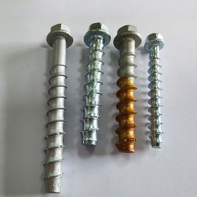 Hot-dip galvanizing Hex flange concrete thread self-cutting anchor cement concrete self-tapping ...