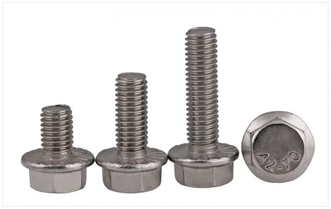 Stainless Steel Serrated-Flange Hex Head Screws DIN6921 Serrated-Flange ...