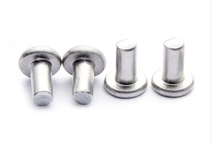Aluminum Alloy Flat Head Solid Rivets Thin Head Solid Rivets Flat Truss ...