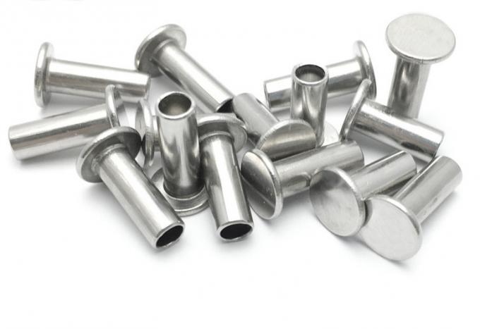 Countersunk Flat Head Stainless Steel Semi Tubular Rivet , Flush Mount ...